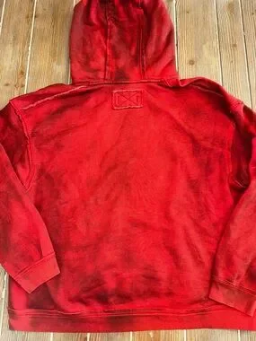 We The Free | Sweaters | Free People Work It Out Washed Red Hooded ...